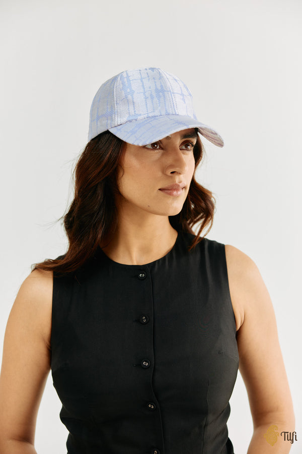 Pure Handwoven Silk Abstract Texture Cap - Tilfi